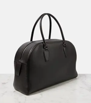 THE ROW India Large Leather Tote Bag - Brown