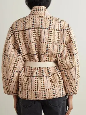 MARANT ETOILE Chancel Belted Quilted Jacket