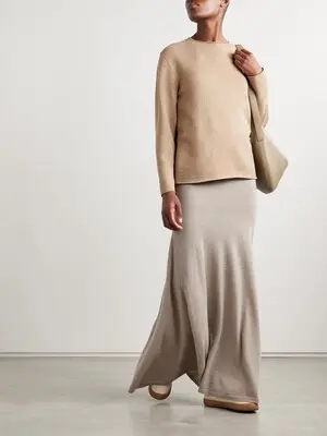 THE ROW Jovian Cashmere Maxi Skirt