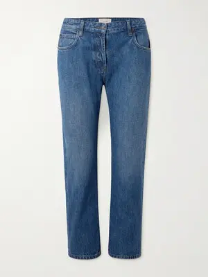 THE ROW Mid-rise Straight-leg Jeans - Blue
