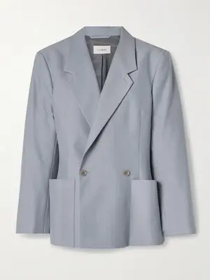 LEMAIRE Double-breasted Woven Blazer