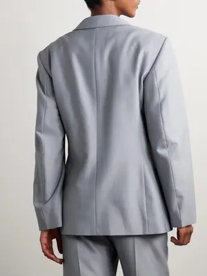 LEMAIRE Double-breasted Woven Blazer