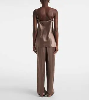 JOSEPH Clea Silk Satin Camisole - Neutrals