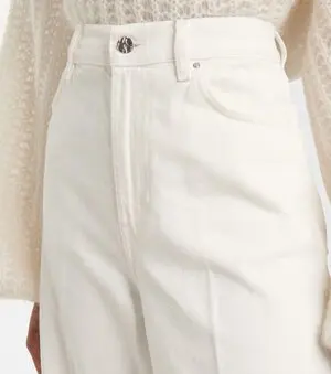 TOTEME High-rise Wide-leg Jeans