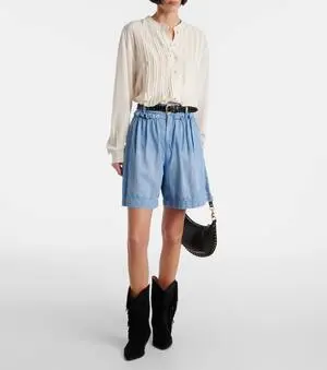 Isabel Marant Étoile Ingrid Denim Shorts Light Wash