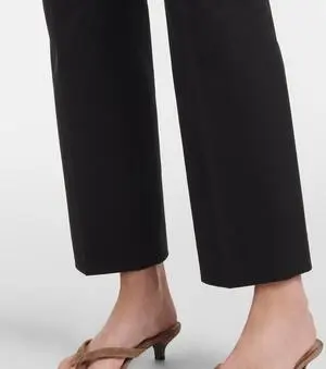 TOTEME Cotton-blend Straight Leg Trousers