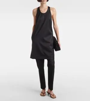 TOTEME Cotton-blend Straight Leg Trousers