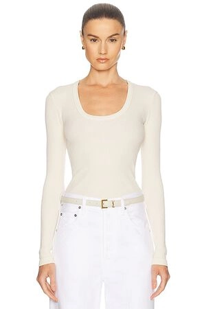 Citizens Of Humanity Mara U-neck Top - Dune