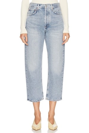 AGOLDE 90's Mid Rise Straight Crop Jeans
