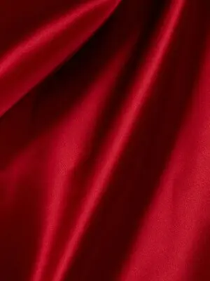 Dolce & Gabbana Ruched Satin Midi Dress