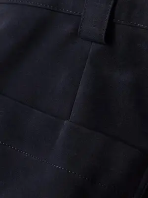 Veronica De Piante Avery Cotton-blend Straight-leg Trousers