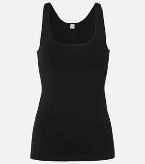 TOTEME Ribbed Jersey Tank Top