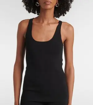 TOTEME Ribbed Jersey Tank Top