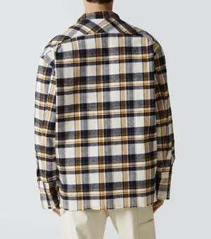 GREG LAUREN Plaid Cotton Shirt