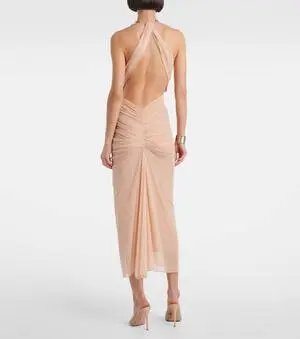 MUGLER Ruched Gown