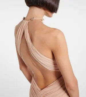 MUGLER Ruched Gown