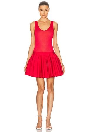 Alaïa Knit Godet Dress