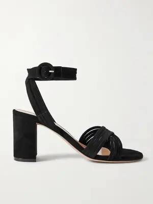GIANVITO ROSSI Lianne 85 Suede Sandals