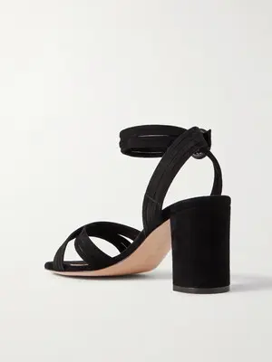 GIANVITO ROSSI Lianne 85 Suede Sandals