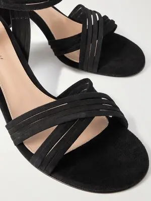 GIANVITO ROSSI Lianne 85 Suede Sandals