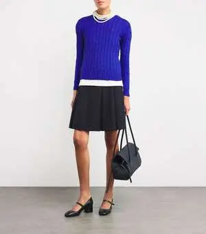 Polo Ralph Lauren Cable-knit Julianna Sweater - Blue