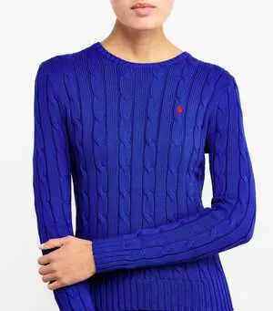 Polo Ralph Lauren Cable-knit Julianna Sweater - Blue