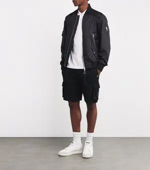 Moose Knuckles Cotton Hartsfield Cargo Shorts