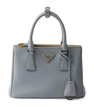 Prada Prada Small Leather Galleria Top-Handle Bag Turquoise