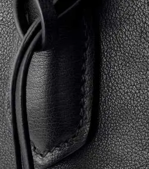 Prada Large Buffalo Leather Tote Bag - Black