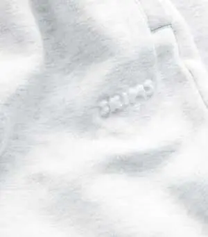 SKIMS Cotton-blend Fleece Straight Sweatpants - Grey