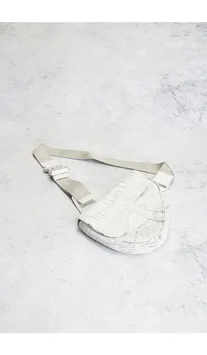 FWRD RENEW Dior Newspaper Saddle Bag