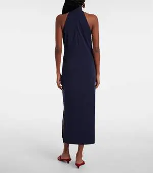 Polo Ralph Lauren High Neck Jersey Maxi Dress