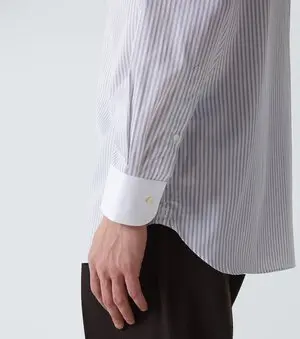 Dunhill Striped Cotton Twill Shirt