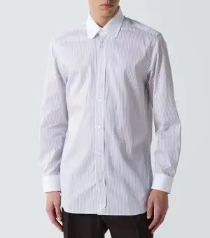 Dunhill Striped Cotton Twill Shirt