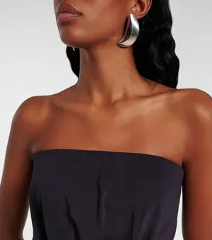 Max Mara Fiero Draped Jumpsuit - Black