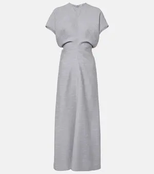 TOTEME Draped Maxi Dress - Blue