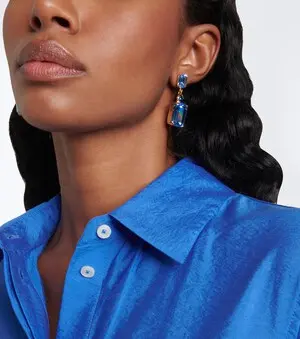 JENNIFER BEHR Justine Drop Earrings - Blue