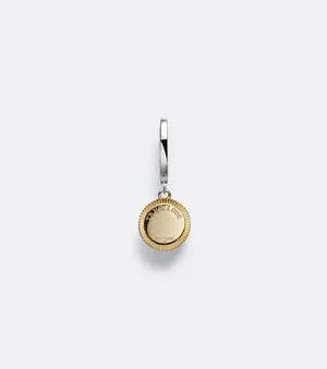 FOUNDRAE True Love Mini 18kt Yellow And White Single Earring With Diamonds
