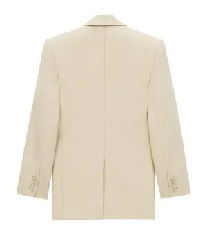 Saint Laurent Virgin Wool Oversized Blazer