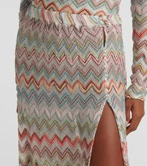 Missoni Zigzag Metallic Maxi Skirt
