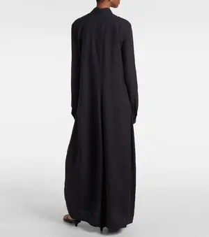 TOTEME Silk-blend Shirt Dress - Blue