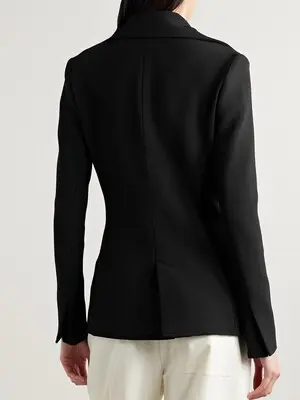 Proenza Schouler Marine Double-breasted Twill Jacket