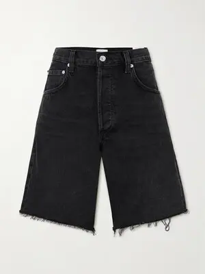 Citizens Of Humanity Ayla Denim Shorts - Black