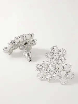 JENNIFER BEHR Violet Swarovski Crystal Earrings