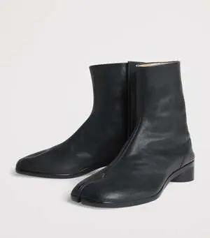 MAISON MARGIELA Leather Tabi Ankle Boots