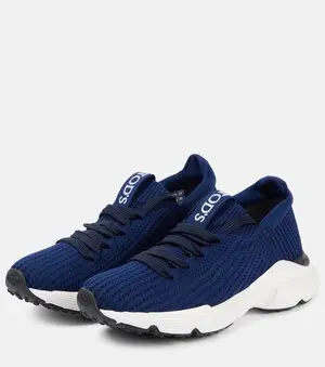 TOD'S Knitted Lace-up Sneakers