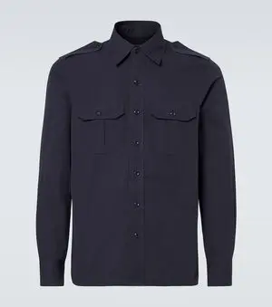 TOM FORD Cotton And Silk Poplin Shirt