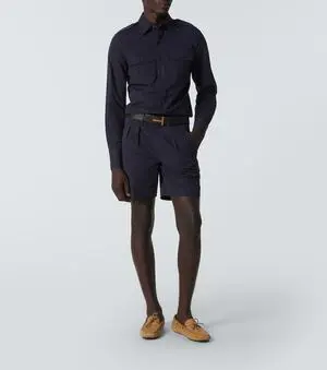 TOM FORD Cotton And Silk Poplin Shirt