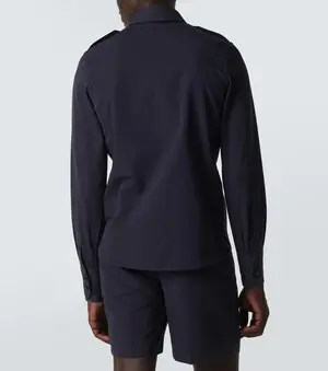 TOM FORD Cotton And Silk Poplin Shirt
