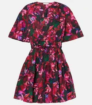 Ulla Johnson Nadira Floral Cotton Minidress - Multicoloured